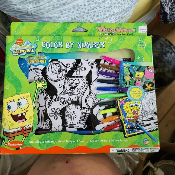 SpongeBob Squarepants | Toys | Spongebob Squarepants Color By Number ...